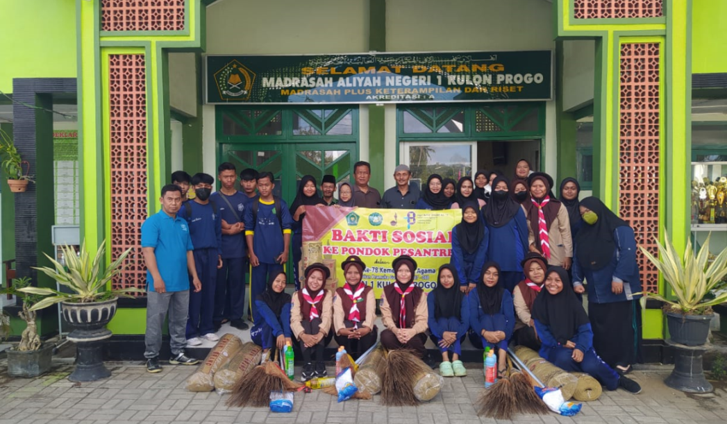 Sambut HAB Kemenag ke-78, Mansaku Gelar Baksos ke Pondok Pesantren – MAN 1 Kulon Progo